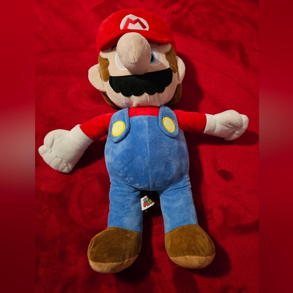 Toys | Official Nintendo Super Mario Bros 219 Large Jumbo 24 Tall Mario ...